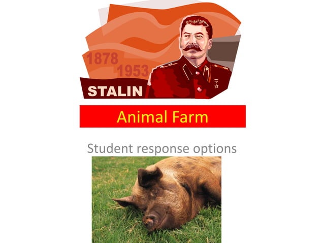 Animal farm student responses | PPT