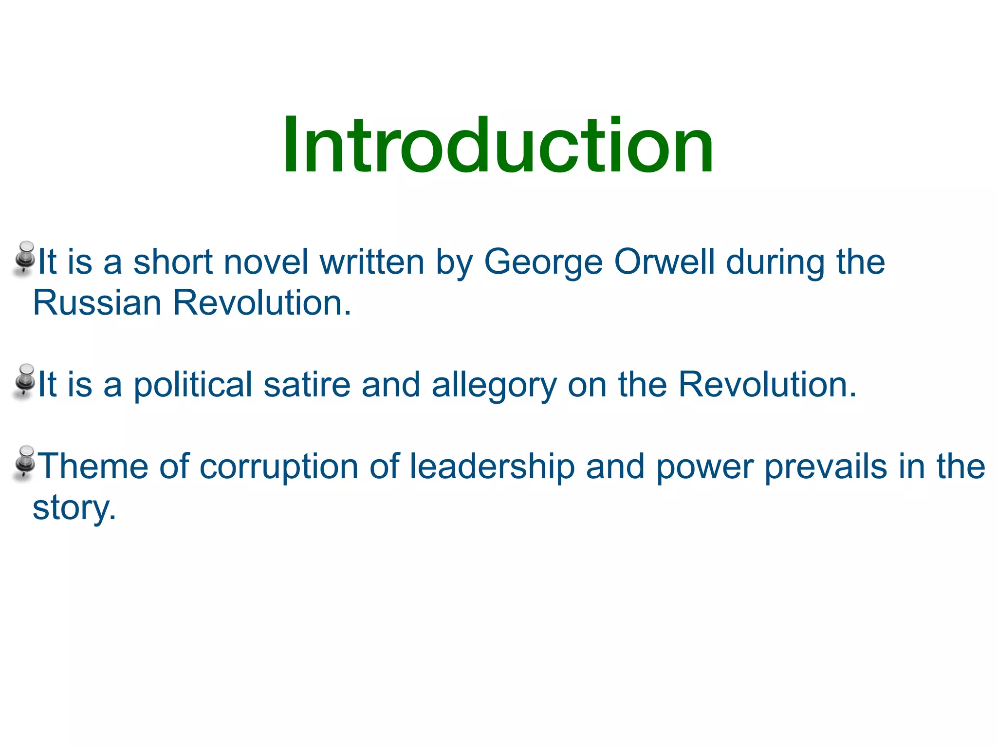 Animal Farm Summary by George Orwell | PDF