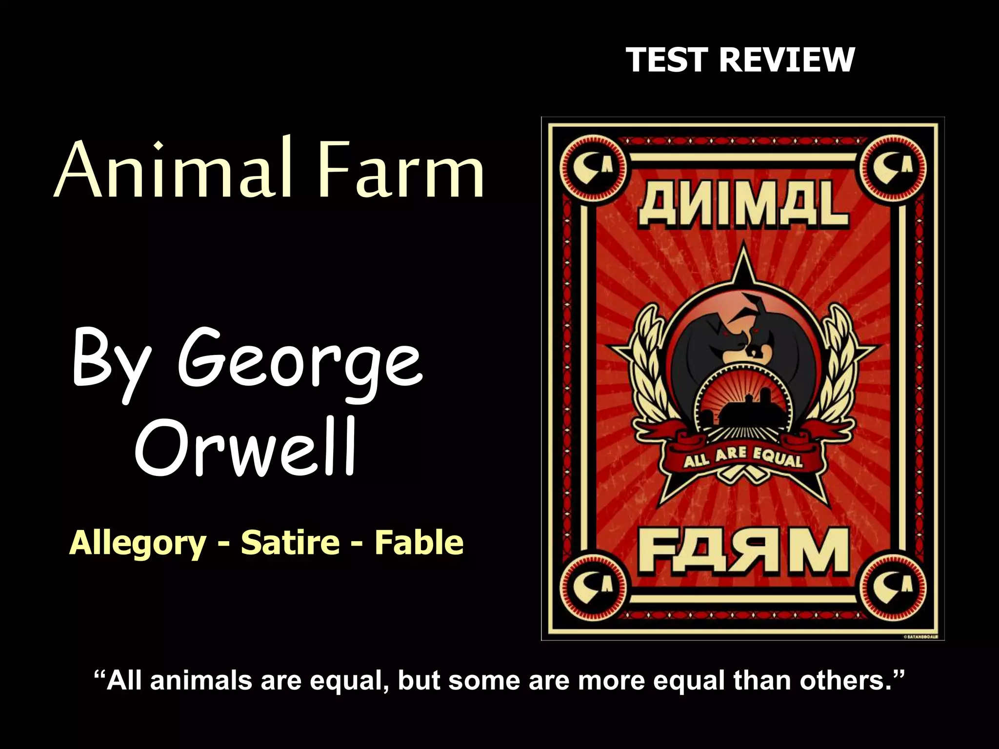 Animal Farm Test Review | PPTX