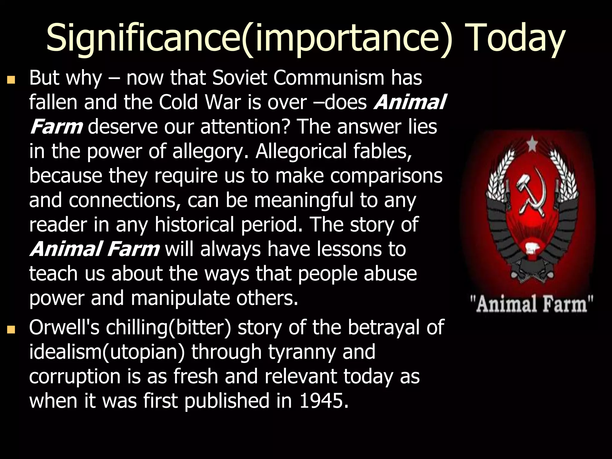 Animal Farm Test Review | PPTX