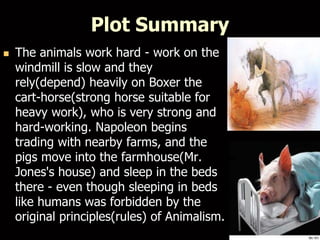 Animal Farm Animals Working On Windmill