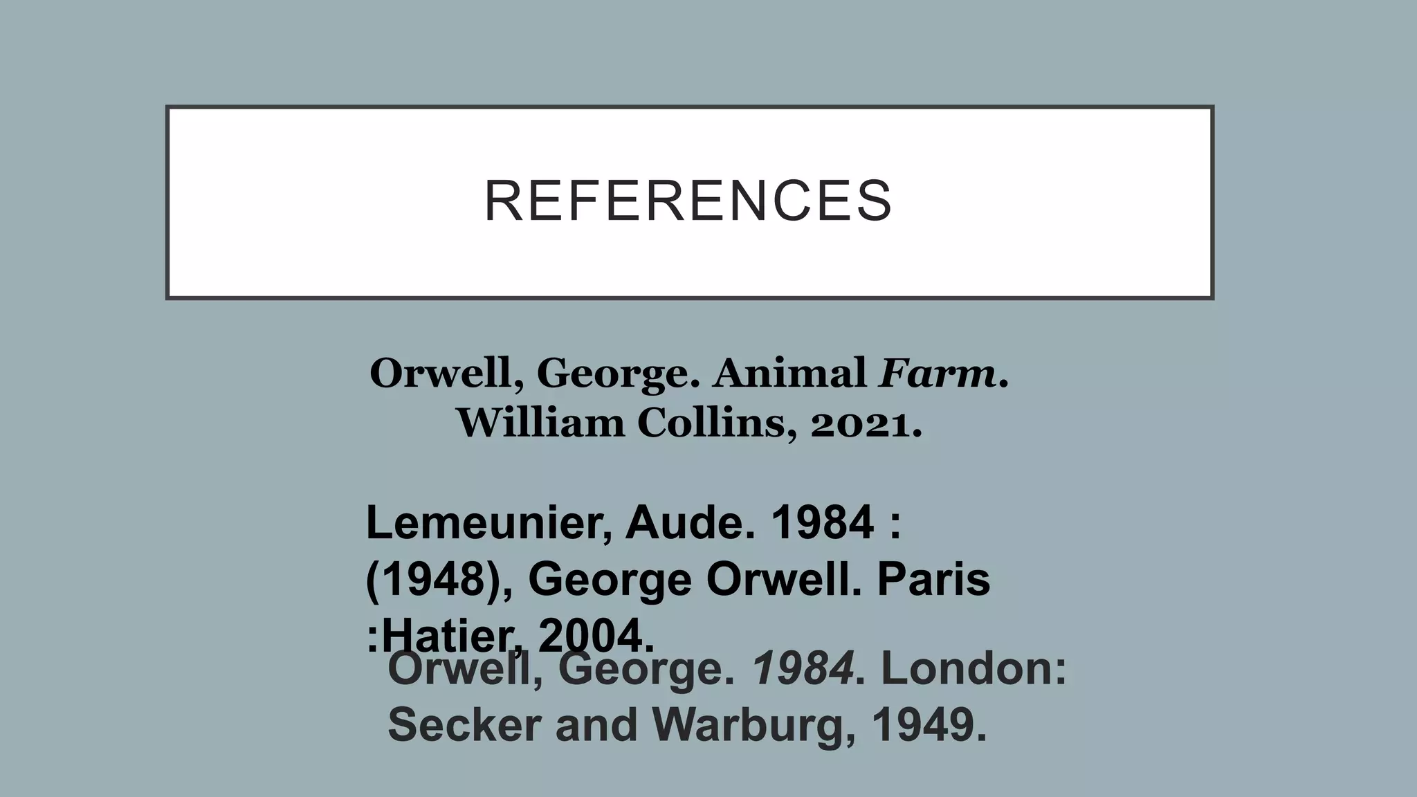 'Animal farm vs. 1984' .pptx sem 2 | PPTX