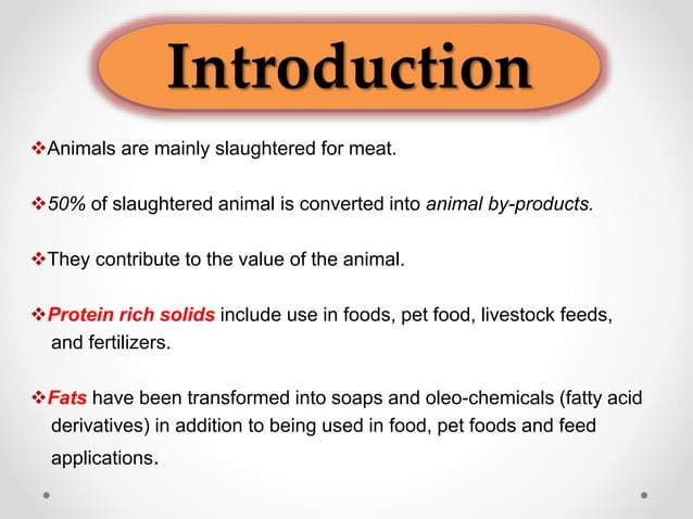 Animal fat process final ppt. | PPTX | Chemistry | Science