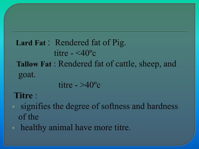 Animal fat process final ppt. | PPTX | Chemistry | Science