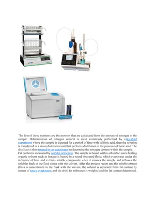 Animal feed laboratory testing in manufacturing industry | PDF