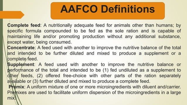 Animal Feed Technology.pptx | Agriculture | Industries