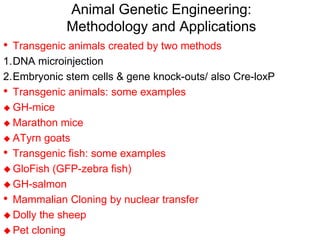 Animal Genetic Engineering 110816.ppt