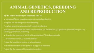 Animal genetics, breeding and reproduction.pptx