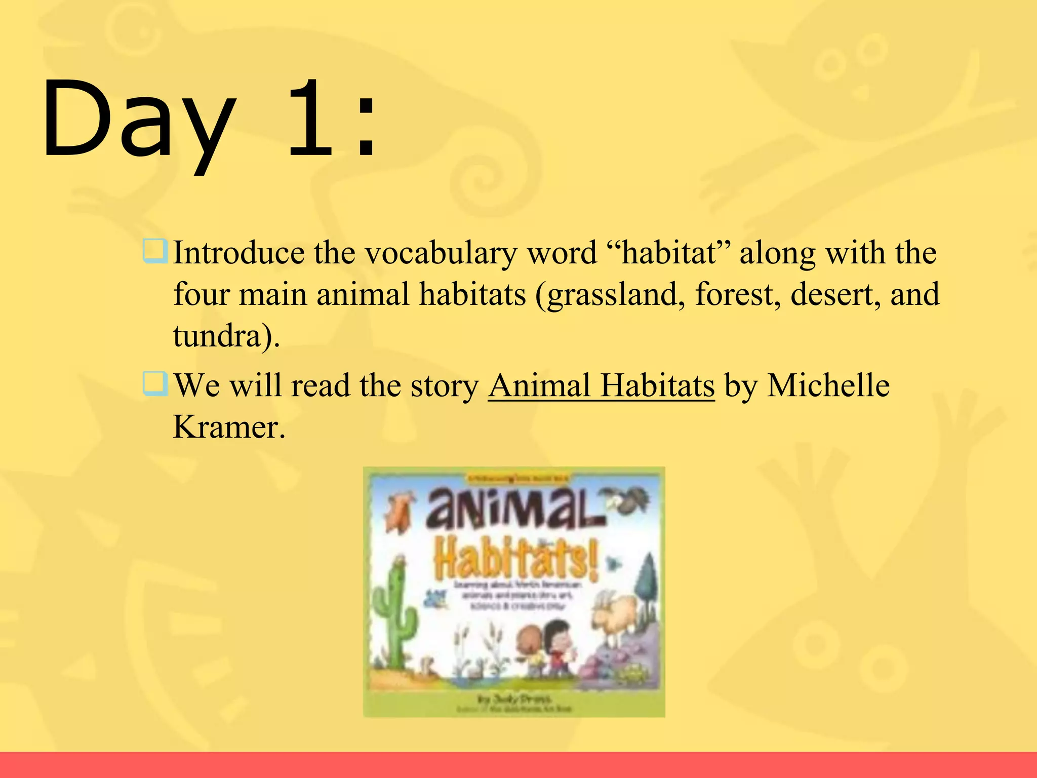 Animal habitats presentation | PDF