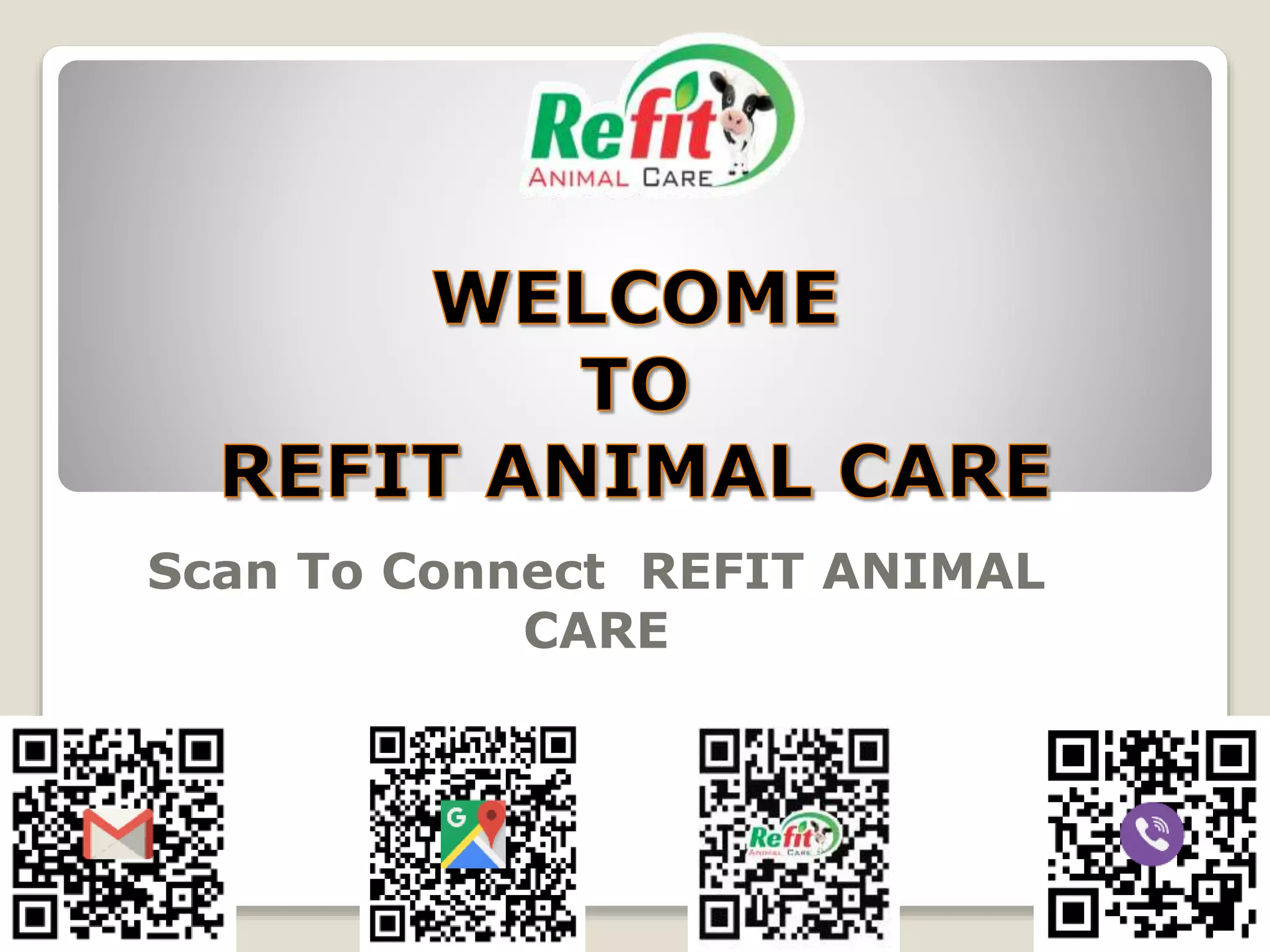 Animal HealthCare Products-REFIT ANIMAL CARE | PPTX