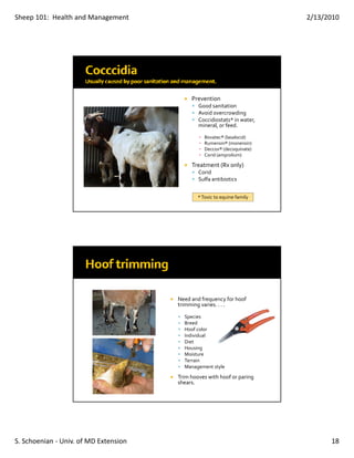 Small Ruminant Health | PDF | Foot Health | Diseases and Conditions