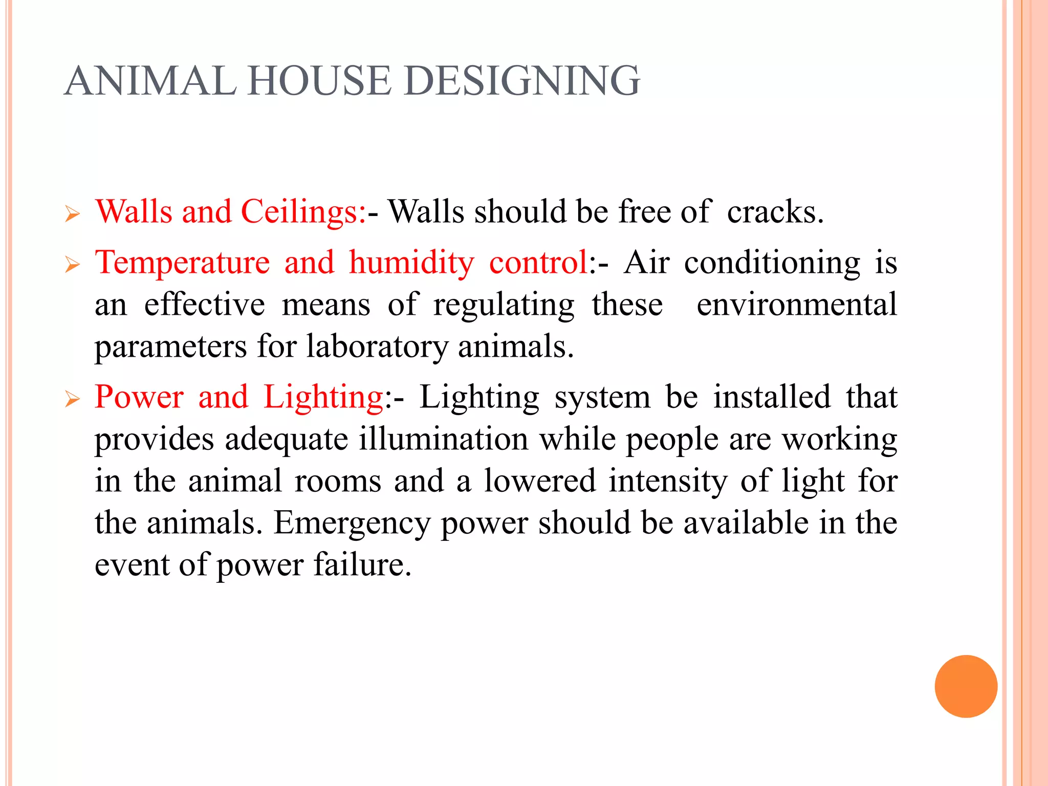 Animal house managemant | PPTX