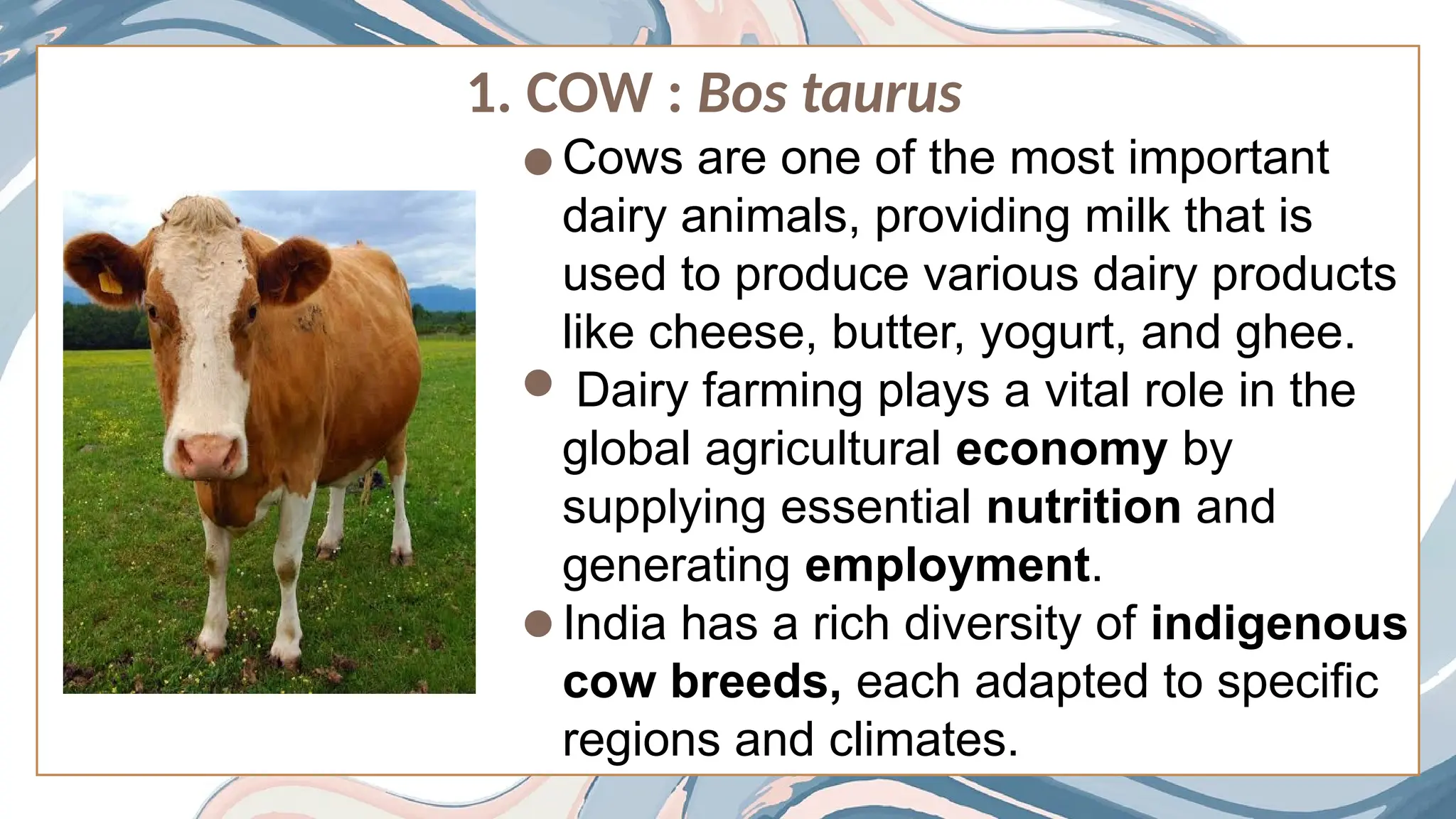 Animal husbandry: Purpose, scope and management,dairy animals, breeds ...