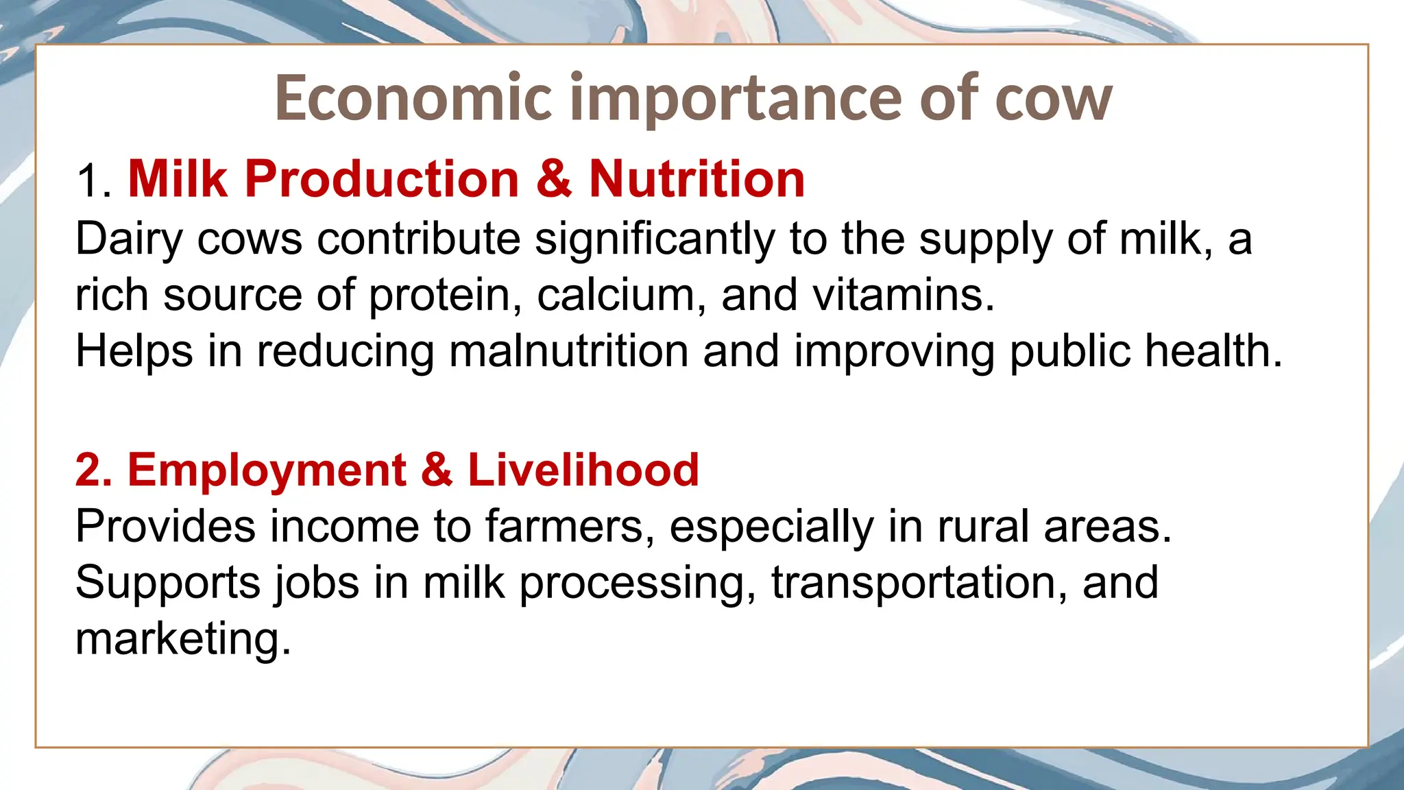 Animal husbandry: Purpose, scope and management,dairy animals, breeds ...
