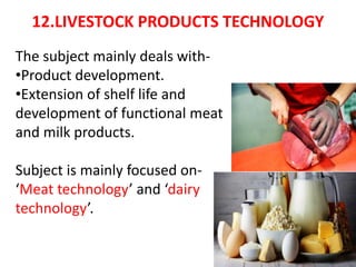 Animal Husbandry and Veterinary Science | PPTX