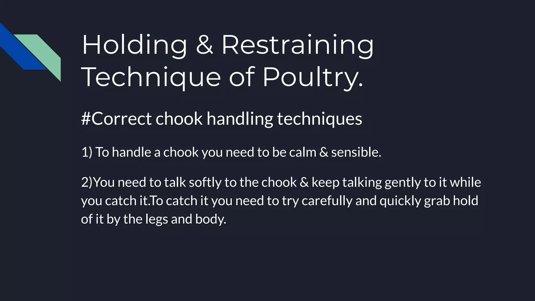 Restraining techniques of Animals | PDF