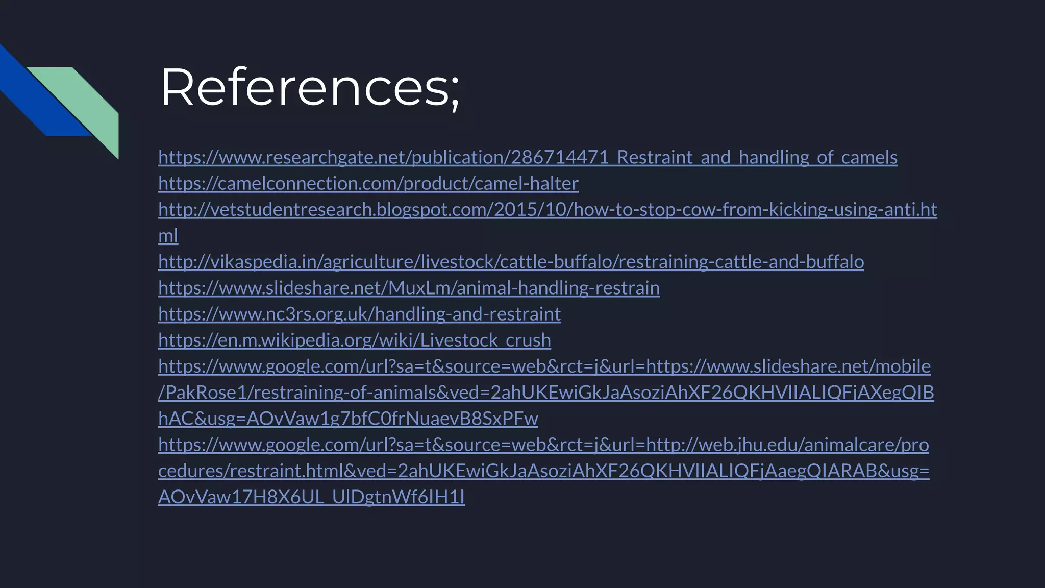 Restraining techniques of Animals | PDF