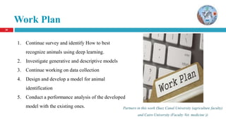 Animal identification using machine learning techniques | PPTX