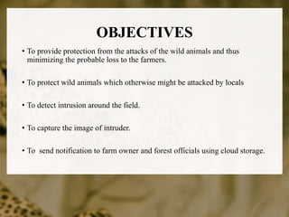 Animal intrusion detection system | PPTX