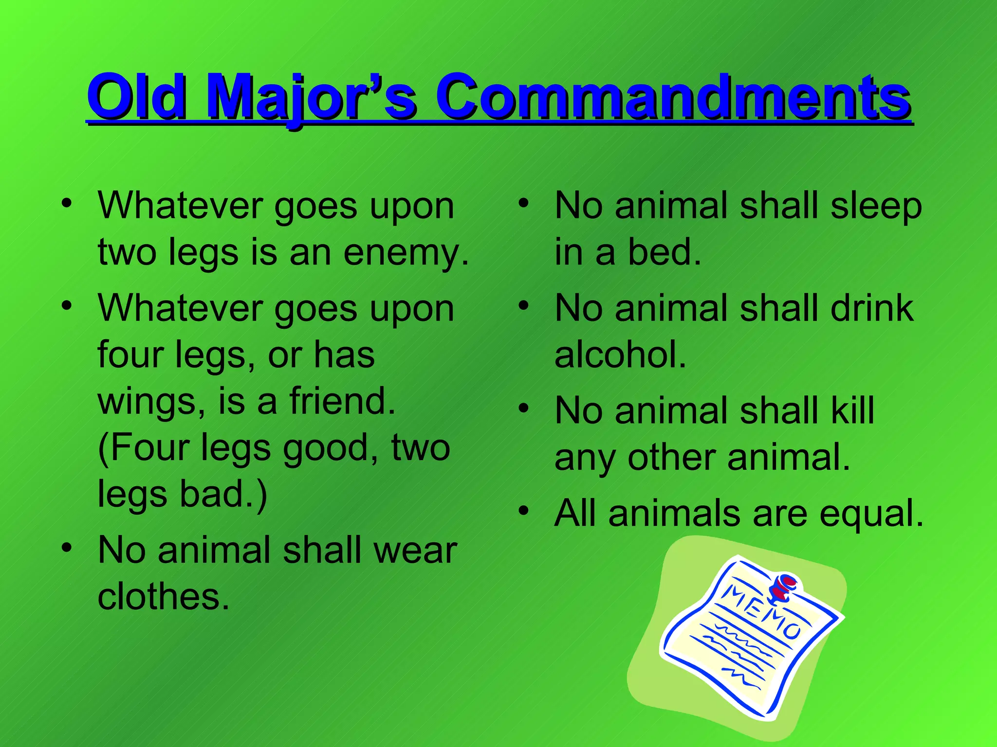 Animalism 2 | PPT