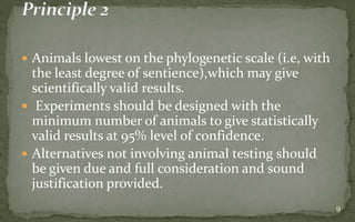 Animal laboratory care and ethical requirements | PPTX