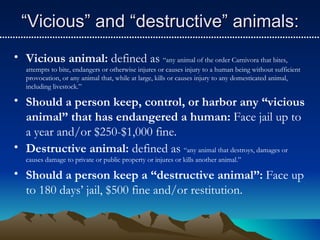 Animal law in indian country companion animals_02-12-10 | PPT