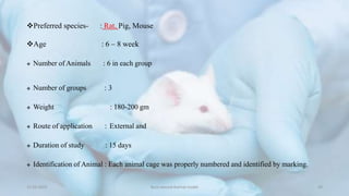 ANIMAL MODEL ON BURN WOUND.pptx