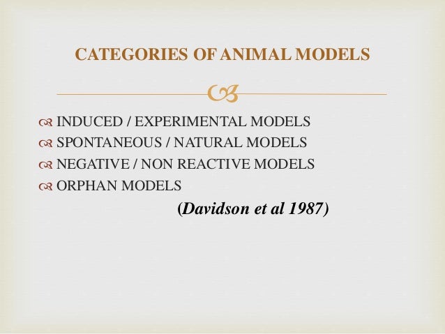 Animal models
