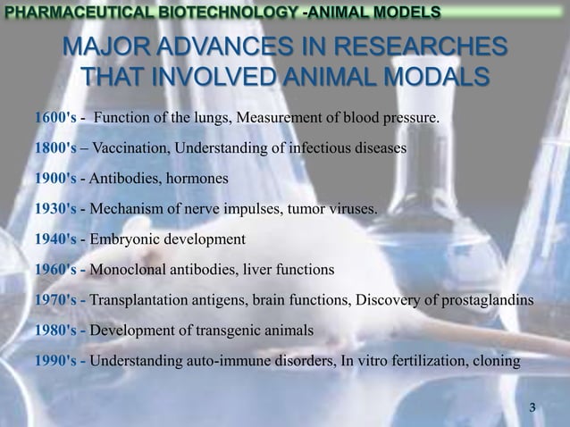Animal models | PPTX | Biological Sciences | Science