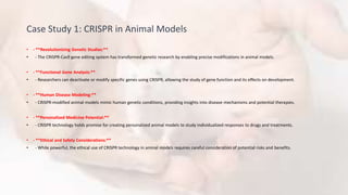 Animal Models- Use in Genetics and Developmental Biology.pptx