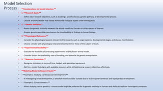 Animal Models- Use in Genetics and Developmental Biology.pptx