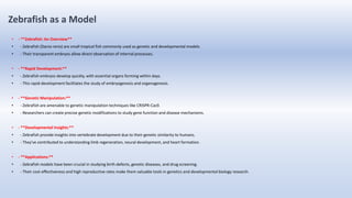 Animal Models- Use in Genetics and Developmental Biology.pptx