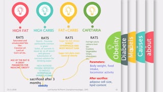 Animal modelsof diabetes and obesity | PPTX