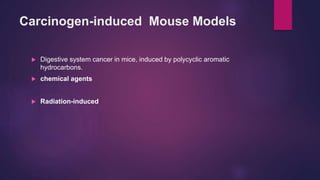 Animal models for disease analysis | PPTX