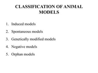 ANIMAL MODELS FOR MIMICKING HUMAN DISEASES.pptx