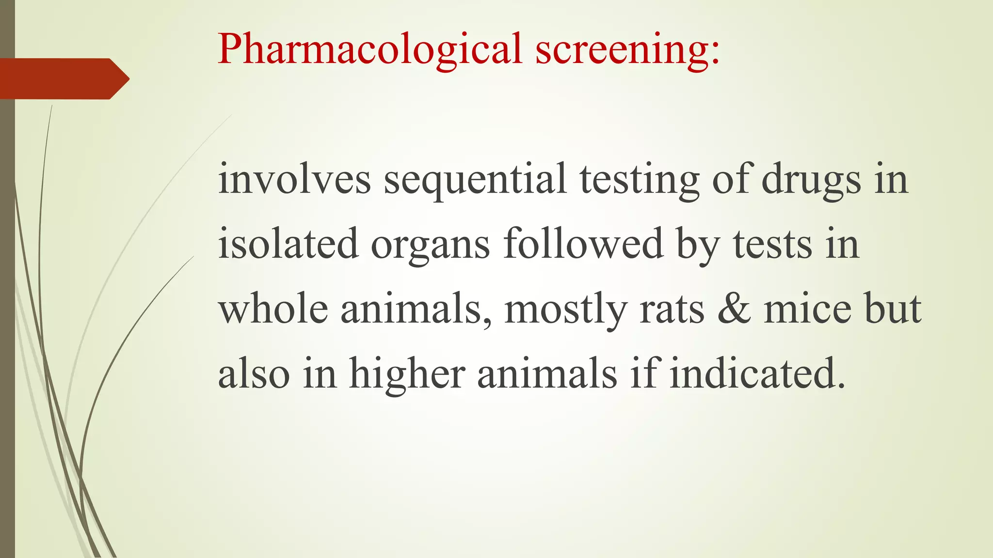 Animal models for screening of antiepileptic drugs & | PPTX