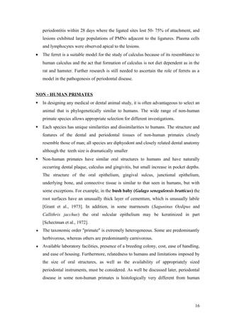 Animal models in periodontics | DOC