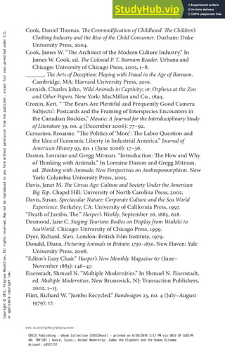 Animal Modernity Jumbo The Elephant And The Human Dilemma | PDF