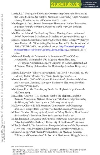 Animal Modernity Jumbo The Elephant And The Human Dilemma | PDF | Zoos ...