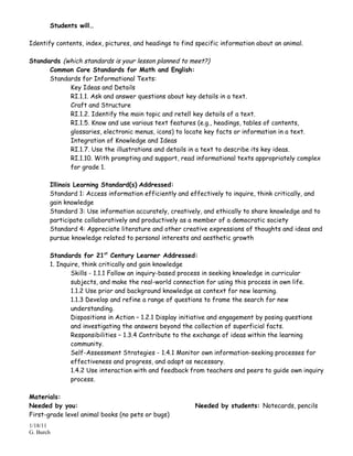 Animal museum unit plan-final | DOC