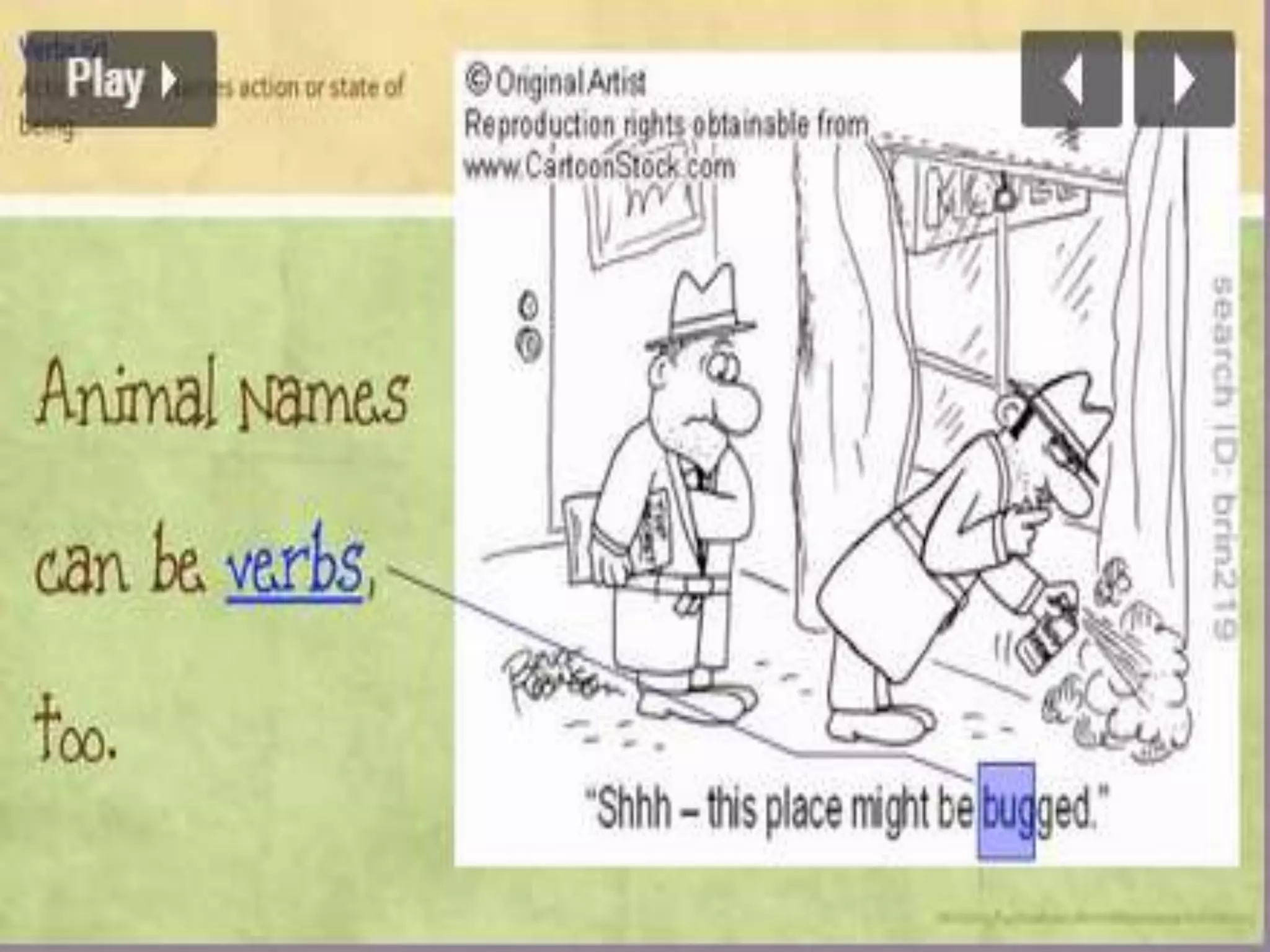 Animal names as verbs ( p4 ) | PPTX