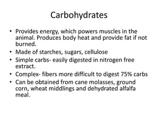 Animal Nutrition | PPT