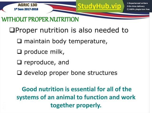 ANIMAL NUTRITION AND FEEDING LECTURE CONTENT | PDF | Agriculture ...