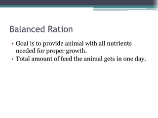 Animal nutrition wiki | PPTX