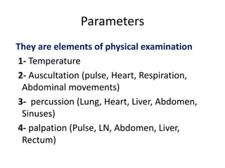 Animal parameters | PPTX