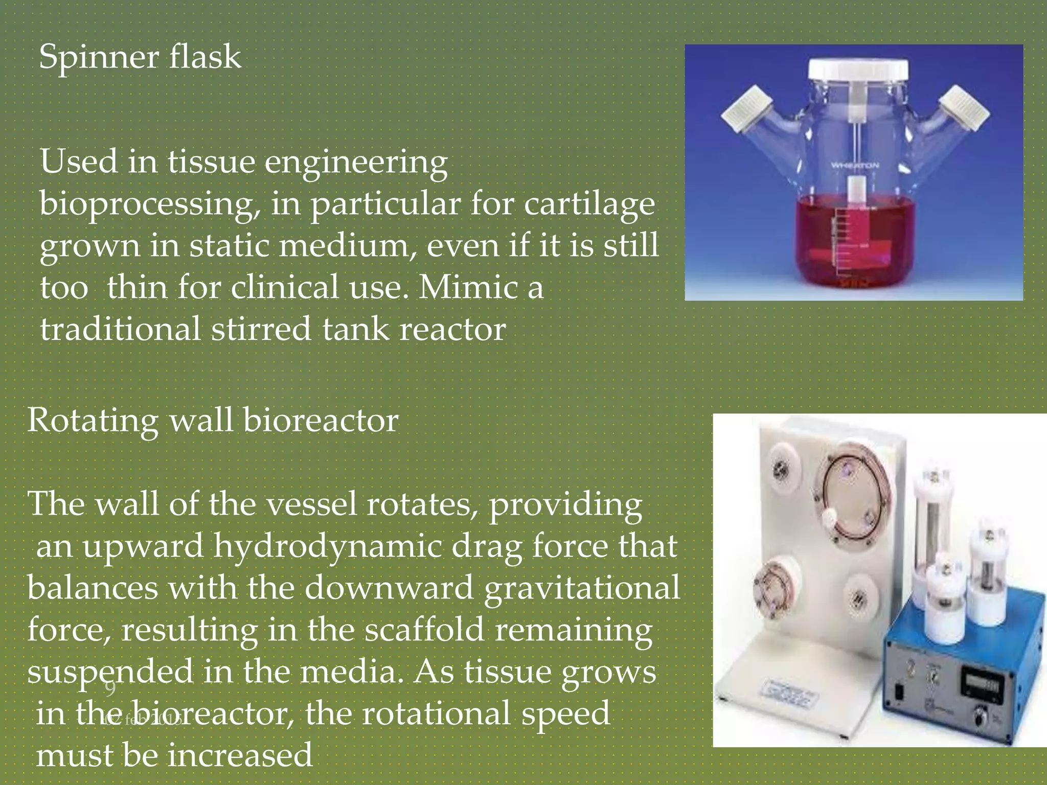 An overview of the animal & plant cell reactors used in laboratories | PPTX
