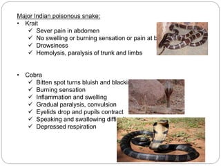 introduction to animal poisons, forensic toxicology | PPTX