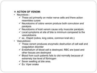 introduction to animal poisons, forensic toxicology | PPTX