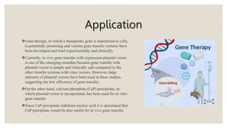 Chemical ways of gene transfer | PPTX