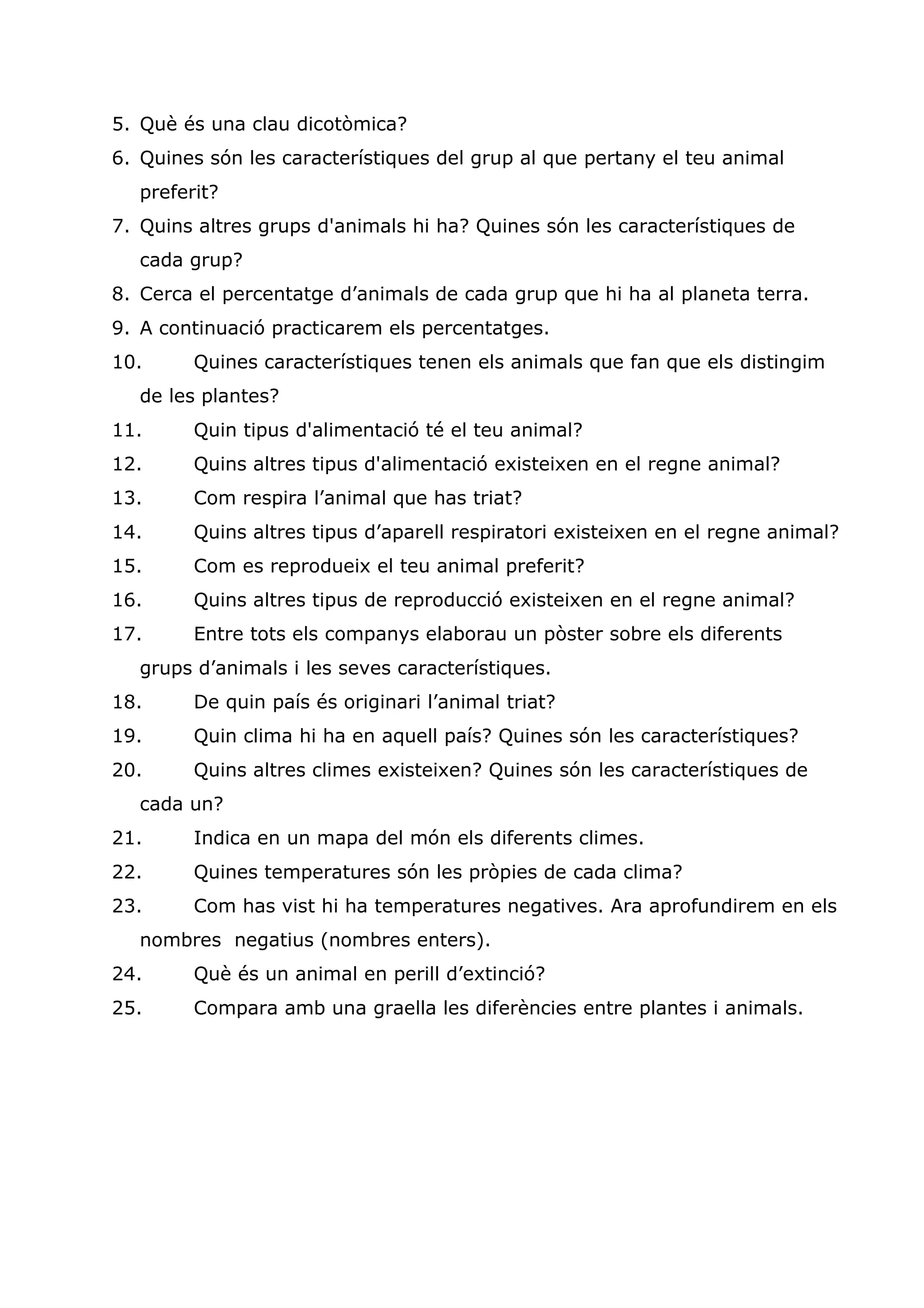 Animal preferit guia de l'alumne (2) | PDF